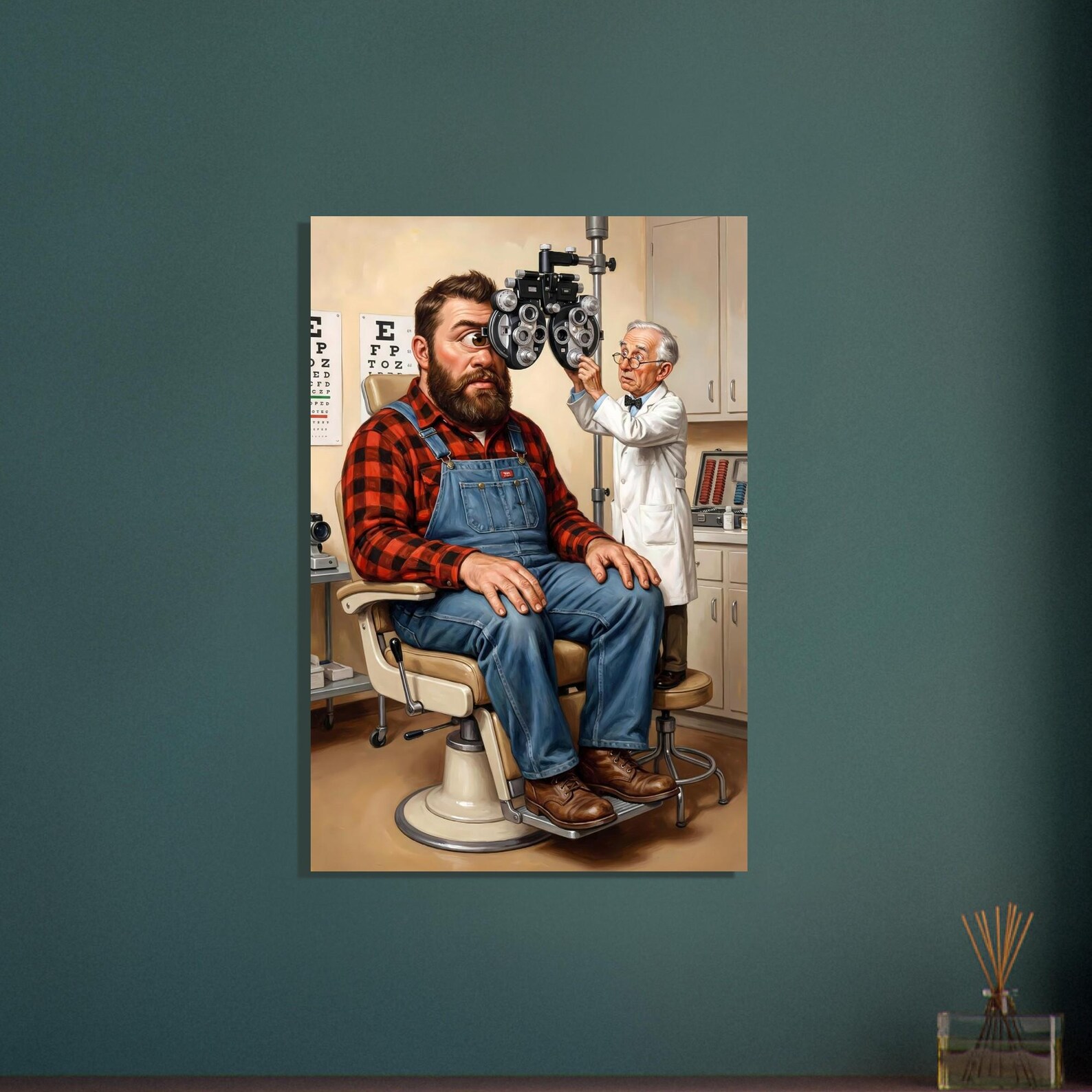 Funny Cyclops Eye Exam Poster Retro Optometrist Wall Art - Etsy
