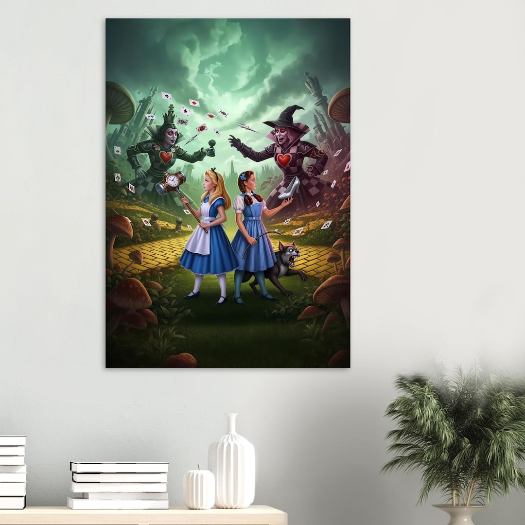 Alice and Dorothy Battle the Queen of Hearts - Dark Fantasy Literary ...