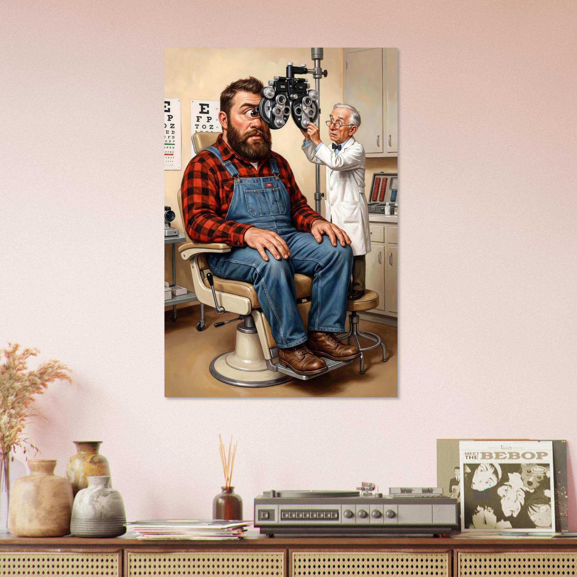 Funny Cyclops Eye Exam Poster Retro Optometrist Wall Art - Etsy