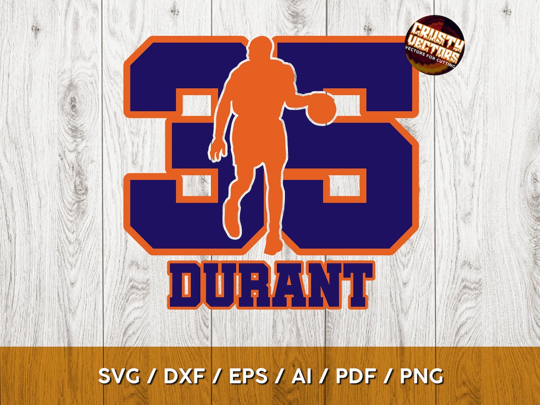Durant Phoenix Player With Number for Cutting or Printing | Svg | Ai ...