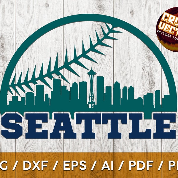 Seattle Mariners Clip Art - Etsy