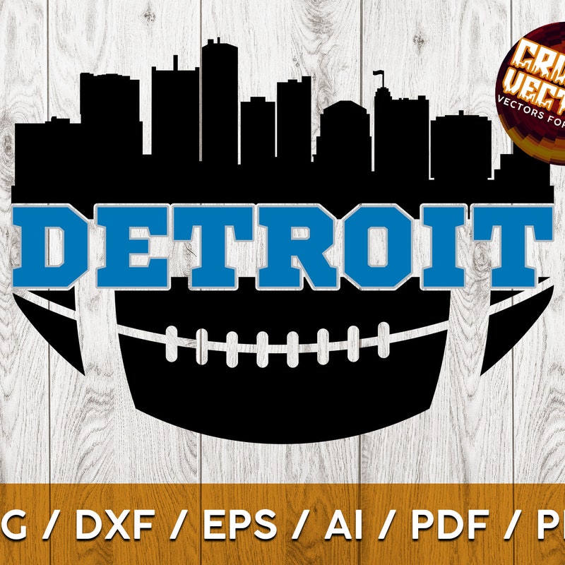 Detroit Skyline Svg - Etsy