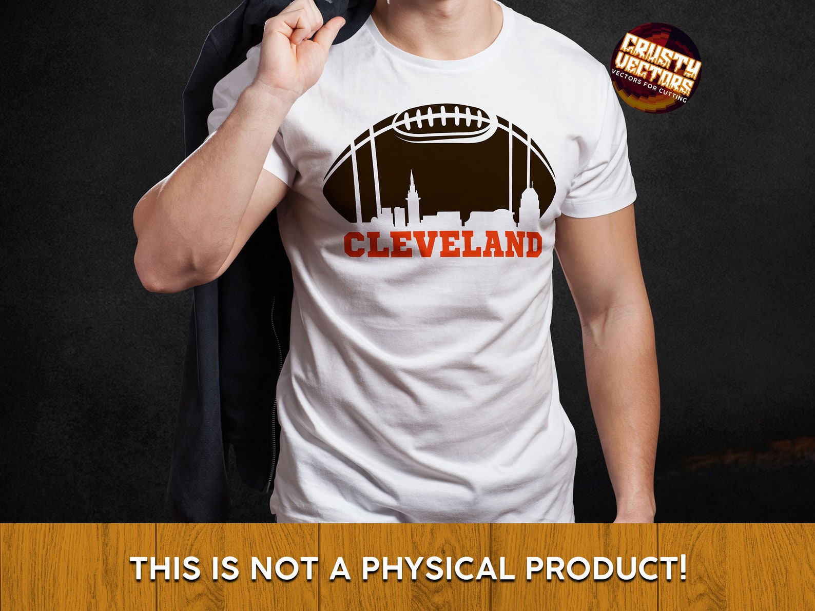 Cleveland Football Design Perfect for Printing, Cutting and Sublimation ...