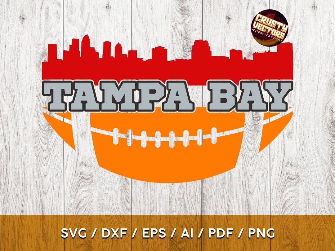 Tampa Bay Football Digital Design - Perfect for Printing, Cutting and ...