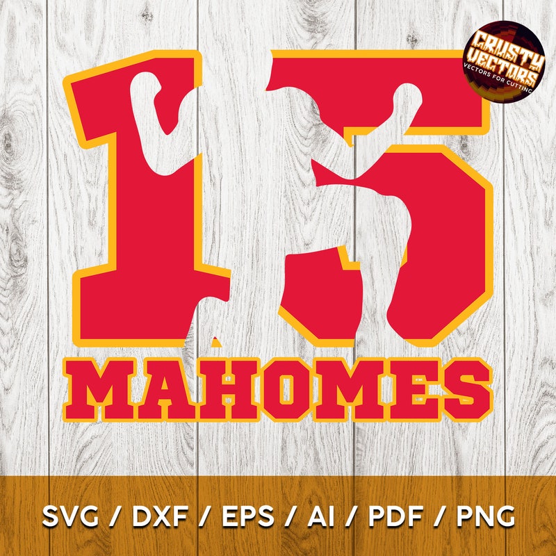 Patrick Mahomes Clip Art - Etsy