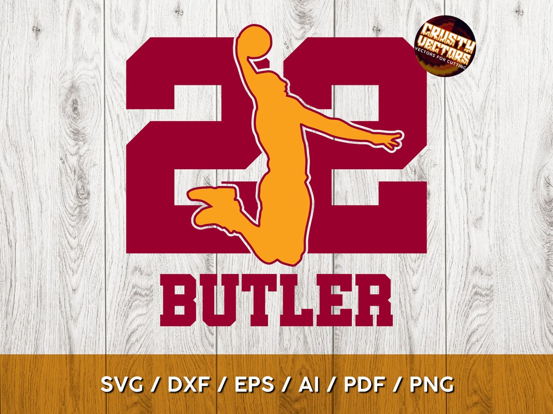 Butler Miami Player With Number | Perfect for Cutting and Printing ...