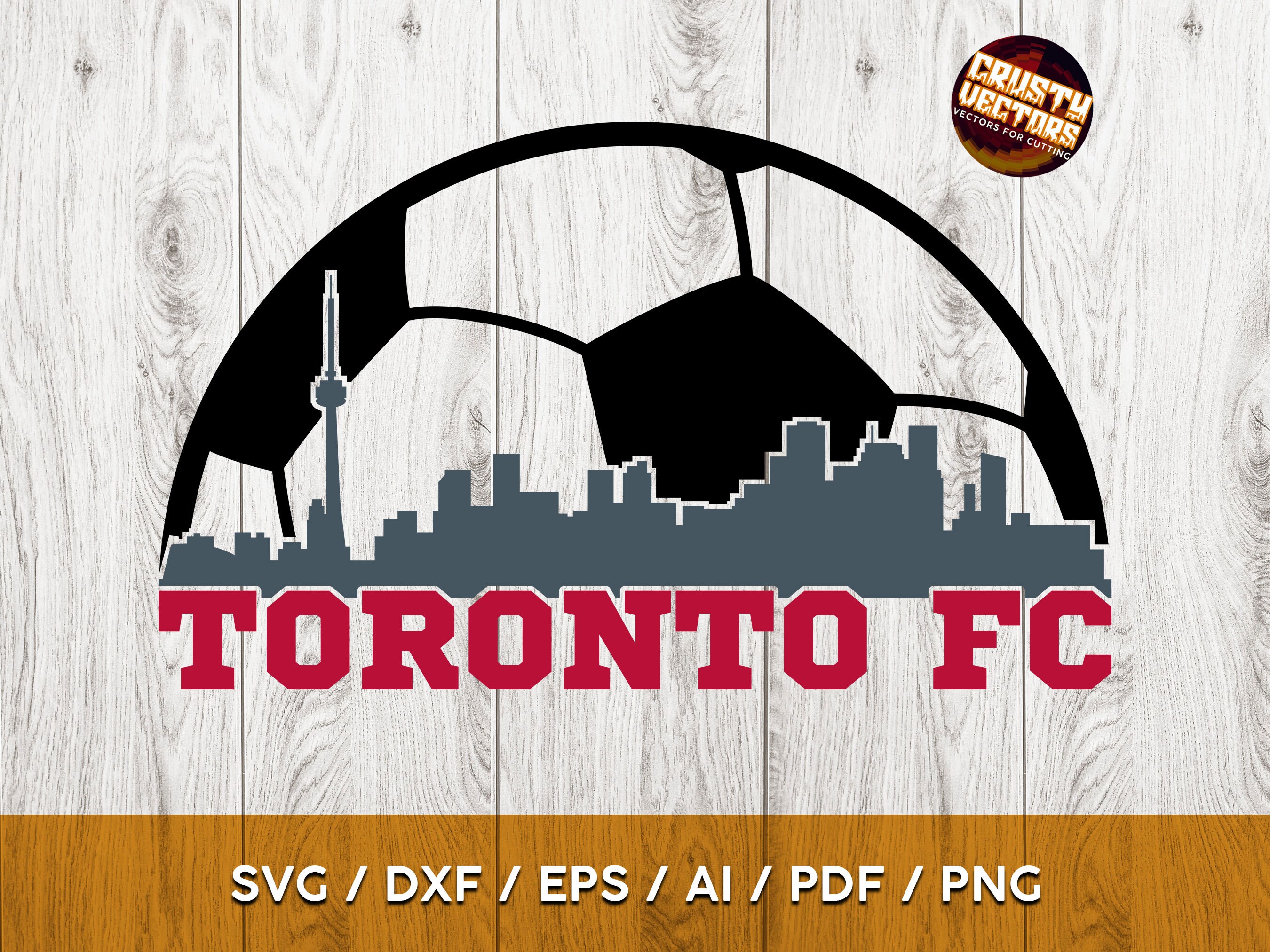 Toronto Soccer Ball and Skyline Fan Art Design for Print - Etsy