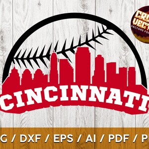 Cincinnati Baseball Inspired Logo Design - Perfect for Printing ...