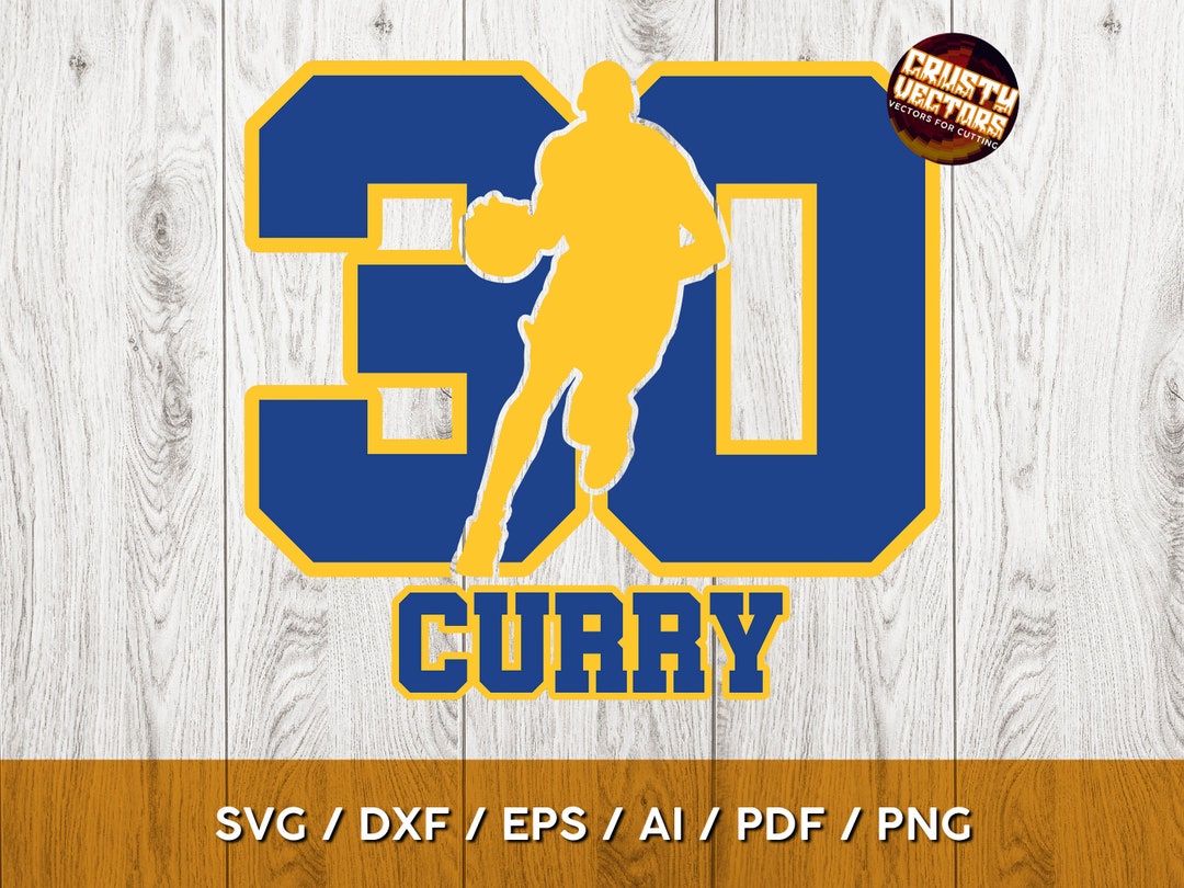 Curry Golden State Player With Number for Cutting or Printing | Svg ...