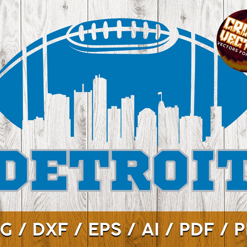 Detroit Skyline Svg - Etsy
