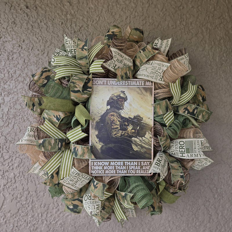 Army Wreath - Etsy