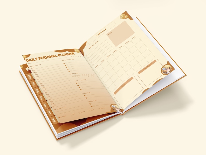 Genshin Impact Lumine Planner Notebook-38 Pages for - Etsy