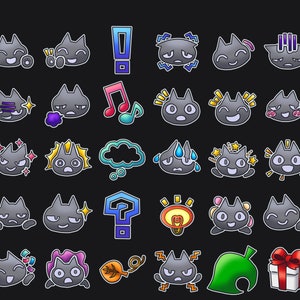 40 Animal Crossing New Horizons Emotes for Streaming / - Etsy