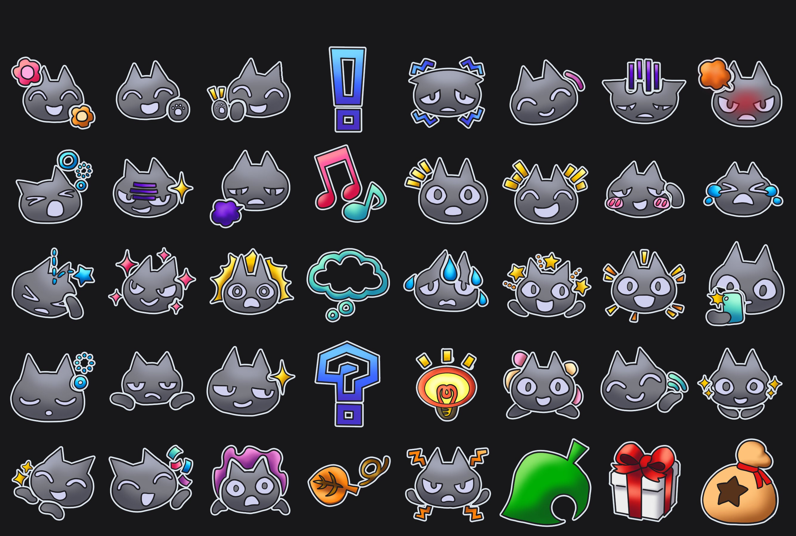 40 Animal Crossing New Horizons Emotes for Streaming / Twitch, Youtube ...