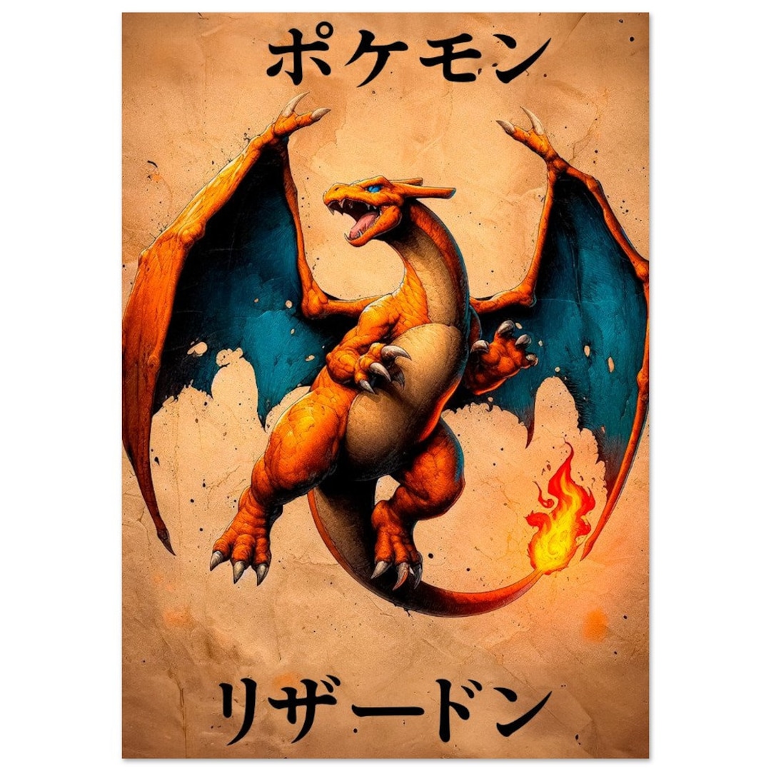 Charizard Poster on Premium Matte Paper 200g Manga Anime Christmas ...