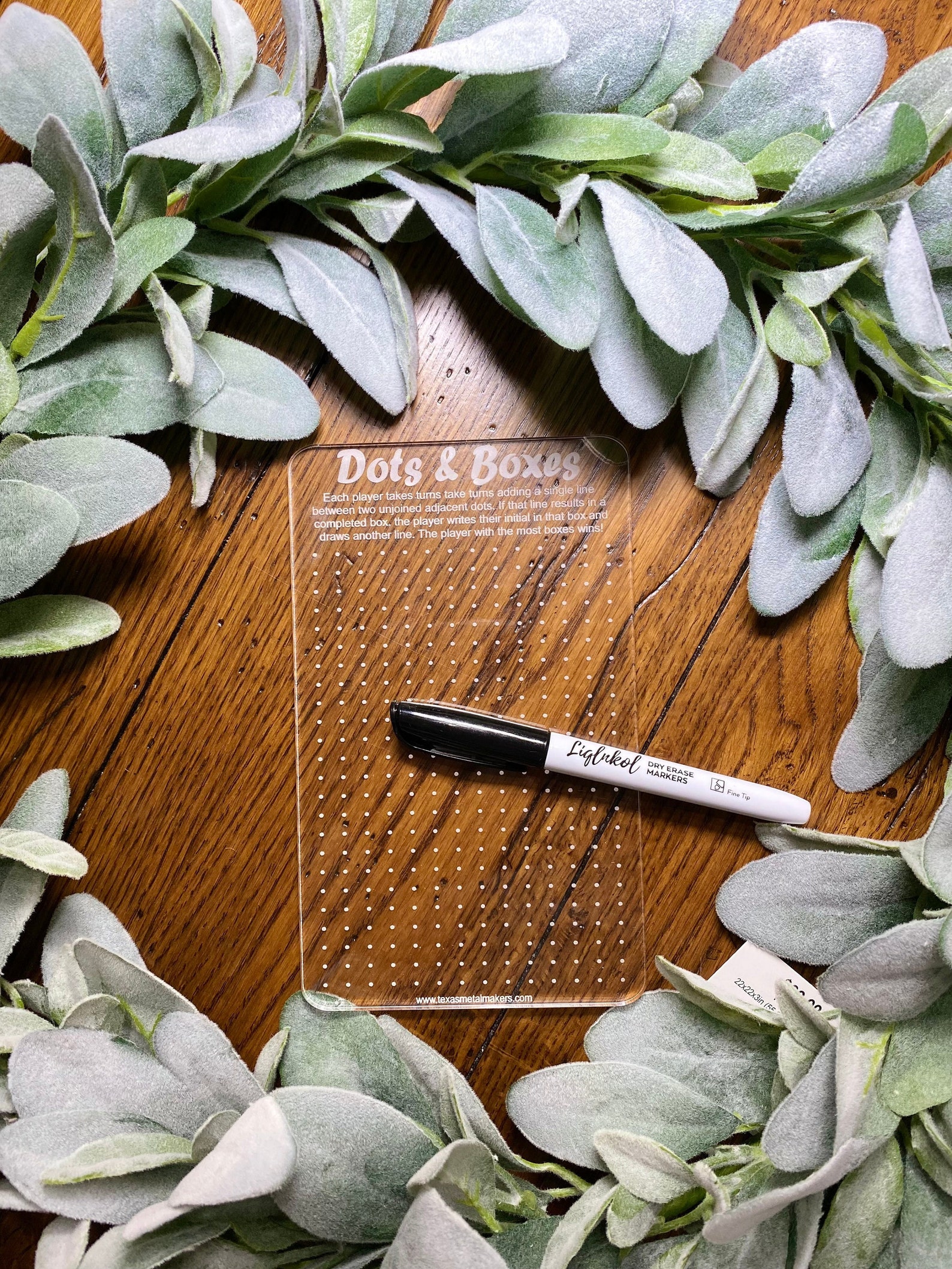 Children Travel Games, Tic Tac Toe, Hangman, Dots and Boxes, Acrylic ...