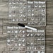 Acrylic Car Bingo Game, Dry Erase Back Seat Bingo Set of 2 or 4 Boards ...
