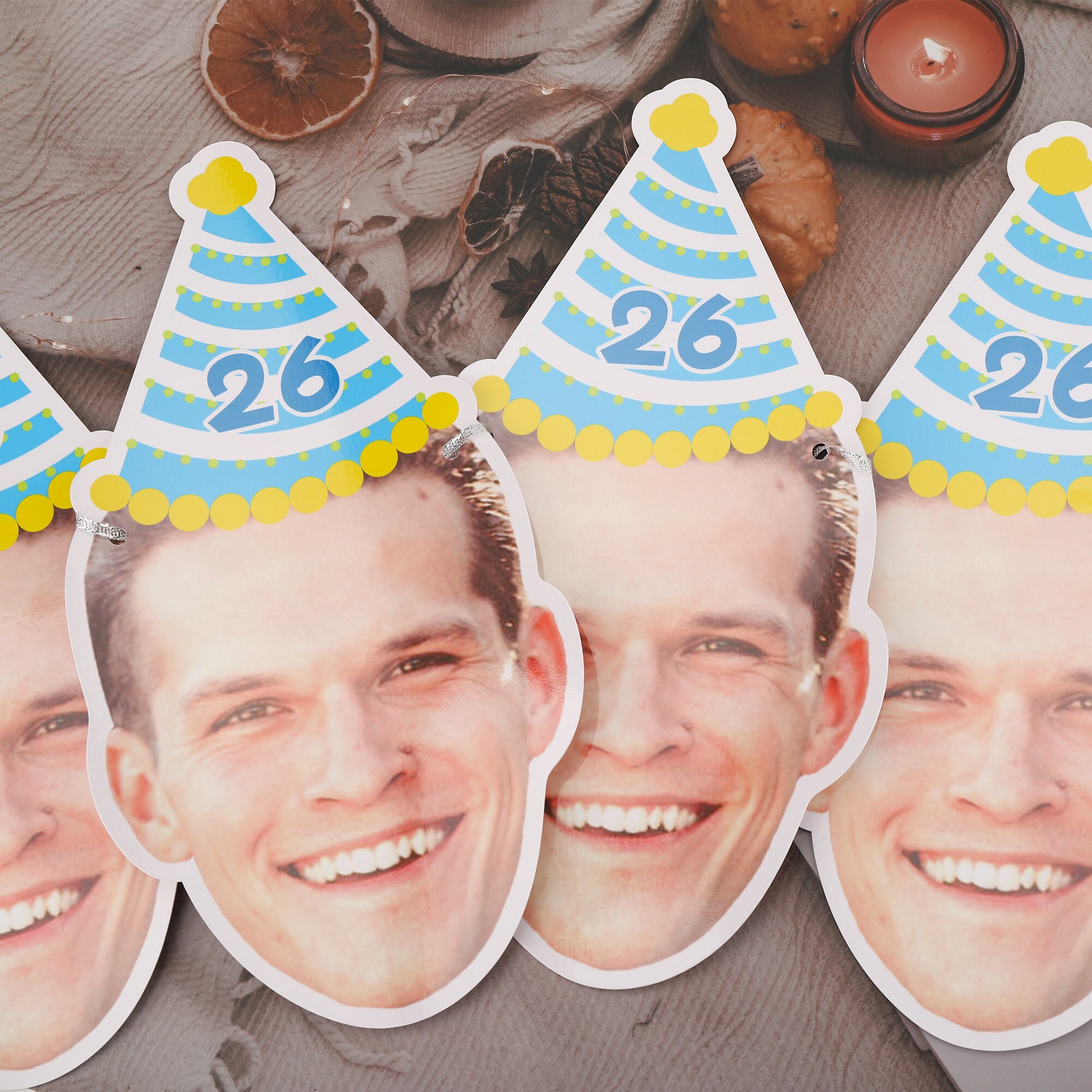 Personalized Face Banner Birthday Banner With Face Custom - Etsy