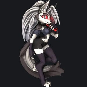 Helluva Boss Loona 3D Printed Resin Figure Garage Kit - Etsy