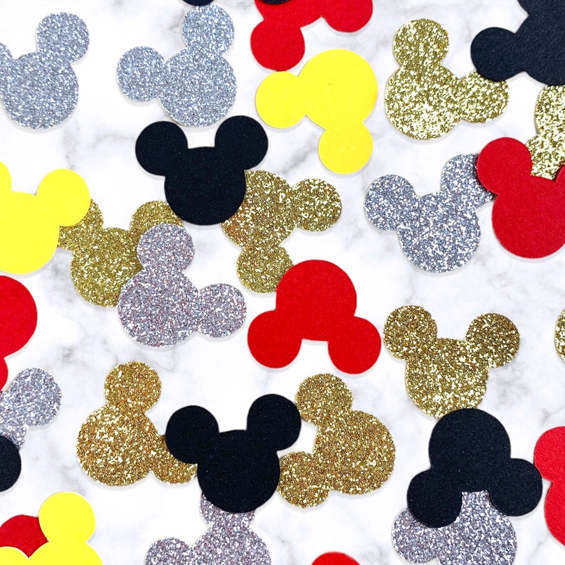Mickey Mouse Confetti Mickey Party Confetti Disney Table Scatter Theme ...