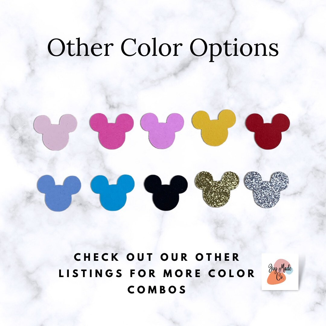 Mickey Mouse Confetti Mickey Party Confetti Disney Table Scatter Theme ...