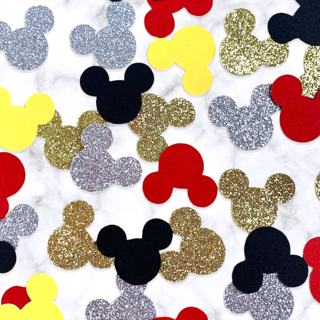 Mickey Mouse Confetti Mickey Party Confetti Disney Table Scatter Theme ...