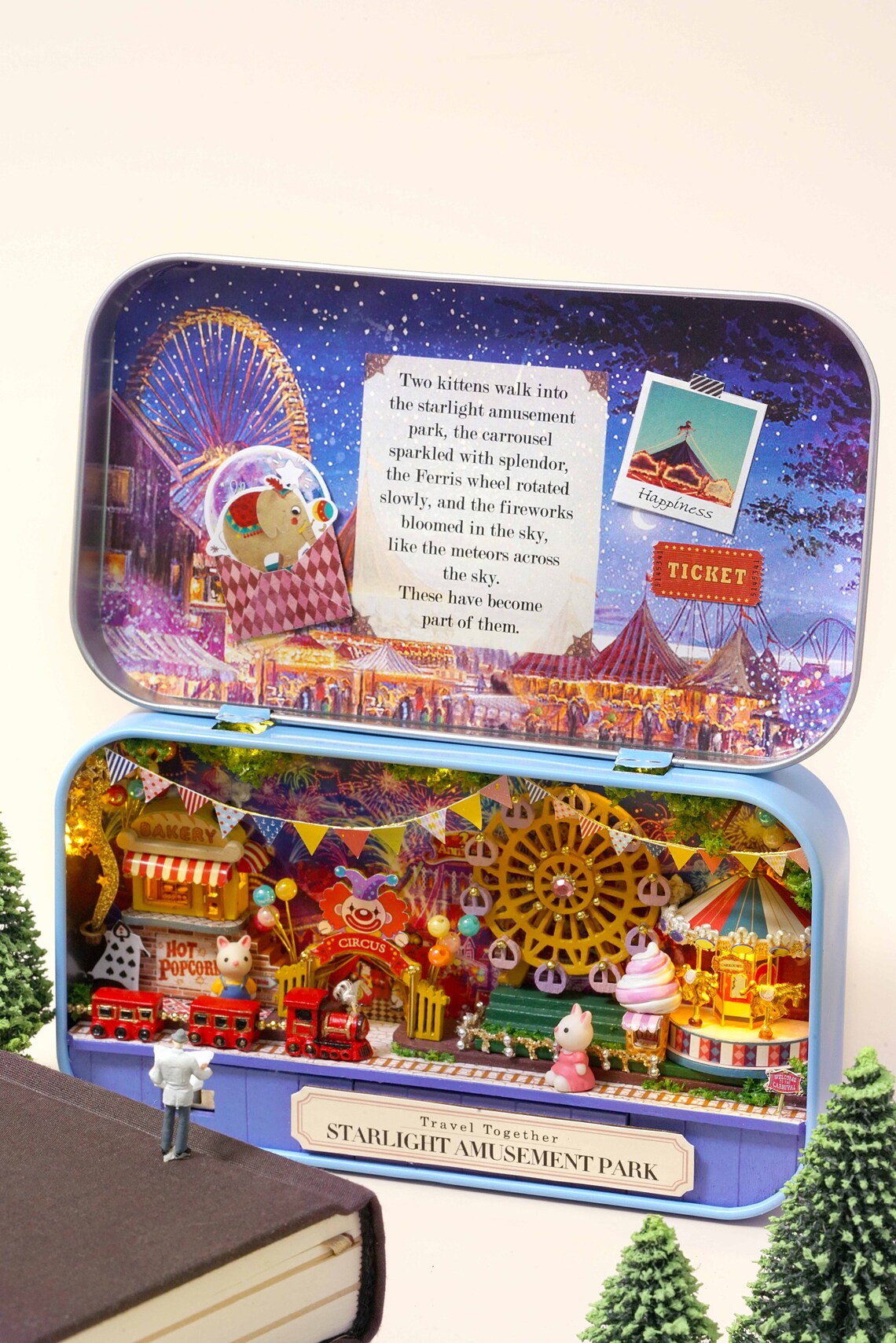 Gift Joy: 'starlight Theme Park' Dollhouse DIY| Birthday Gift, Holiday ...