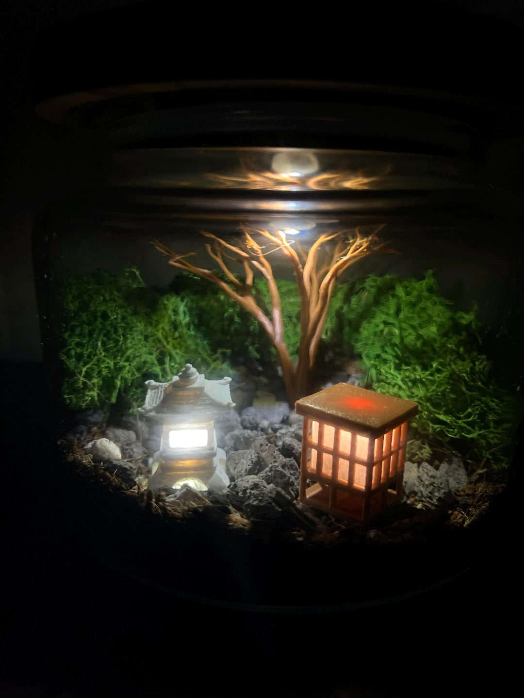 Japanese Lantern Terrarium Accent - Terrarium Miniature Collection for ...