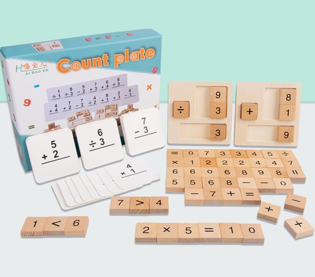 Montessori Math Learning Computing Board Addition Subtraction Early ...