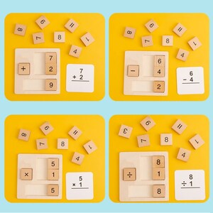 Montessori Math Learning Computing Board Addition Subtraction Early ...