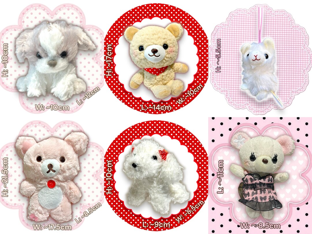 Vintage Plushie & Keychain Accessories 2 (polka Dot/zakka/kawaii ...