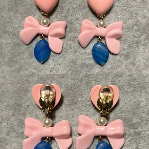 Handmade Clip Earrings and Hair Clips（kidcore/weirdcore/ Nostalgia/80s ...