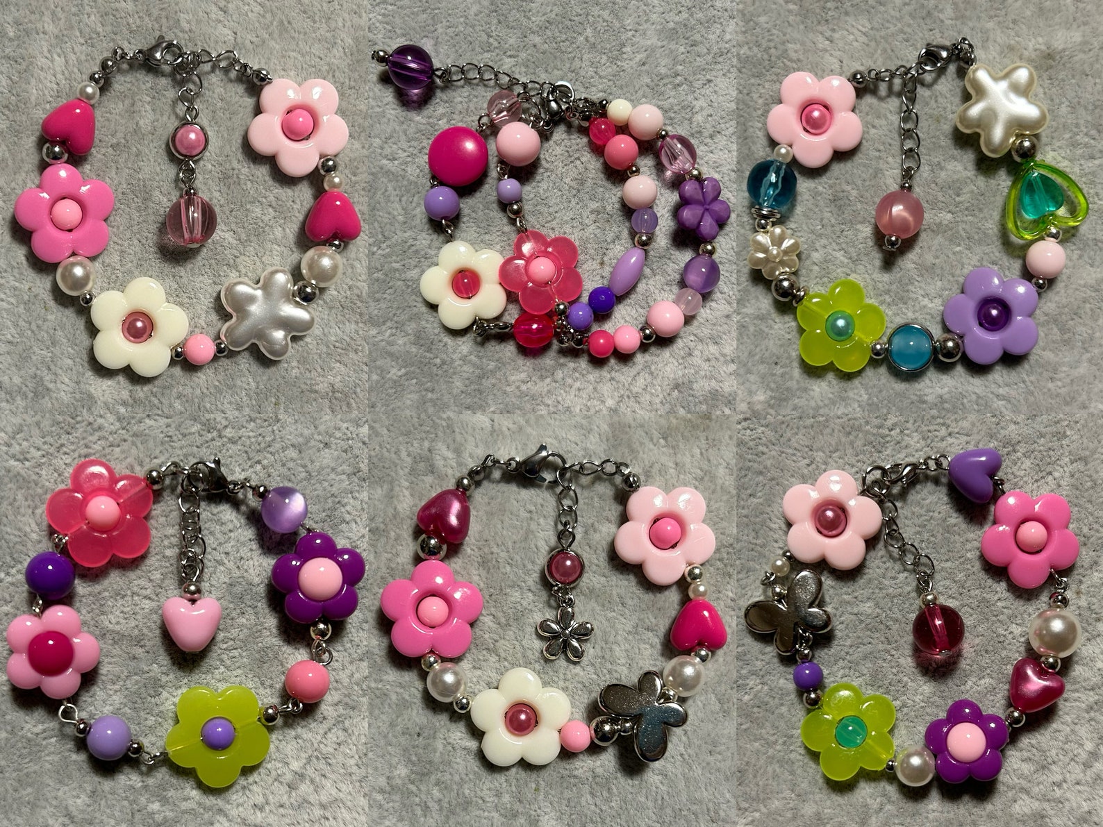 Handmade Bracelets ~ Y2K Kidcore Collection ~（kidcore/weirdcore ...