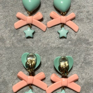Handmade Clip Earrings and Hair Clips（kidcore/weirdcore/ Nostalgia/80s ...