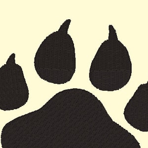 Tiger Paw Embroidery Design Orange Paw Machine Embroidery Design Animal ...