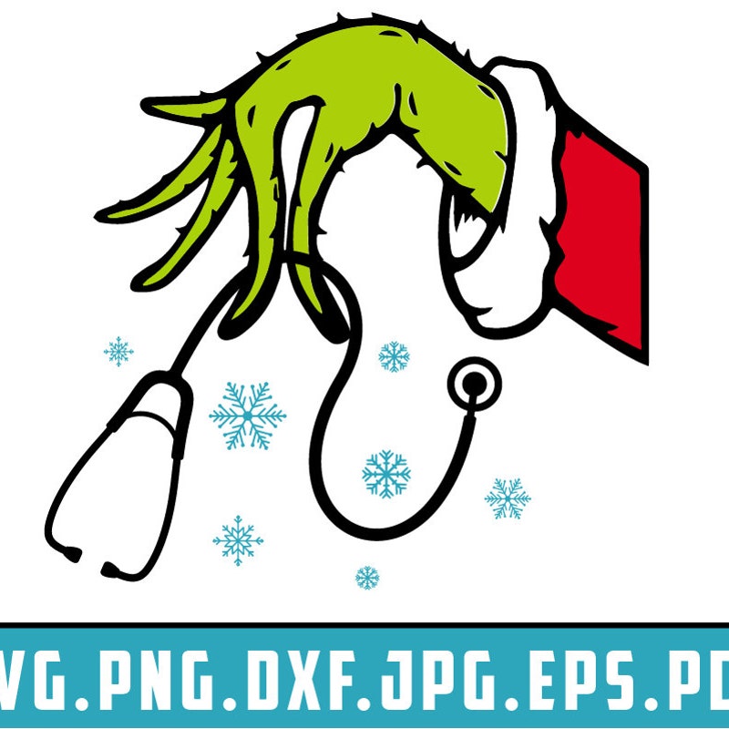 Grinch Hand Svg - Etsy