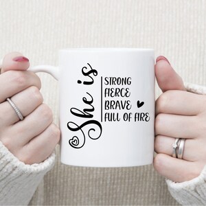 She is SVG, Strong SVG, Fierce SVG, Brave Svg, Full of Fire Svg, Women ...