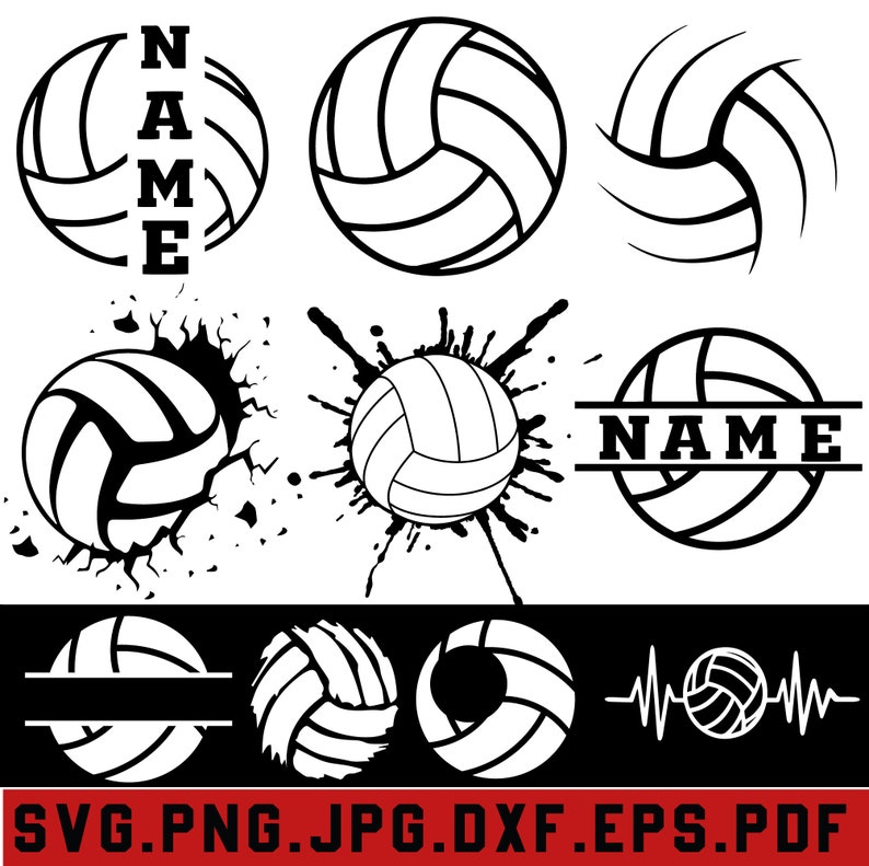 Volleyball Svg Bundle , Volleyball Team Name SVG , Volleyball Shirt Svg ...