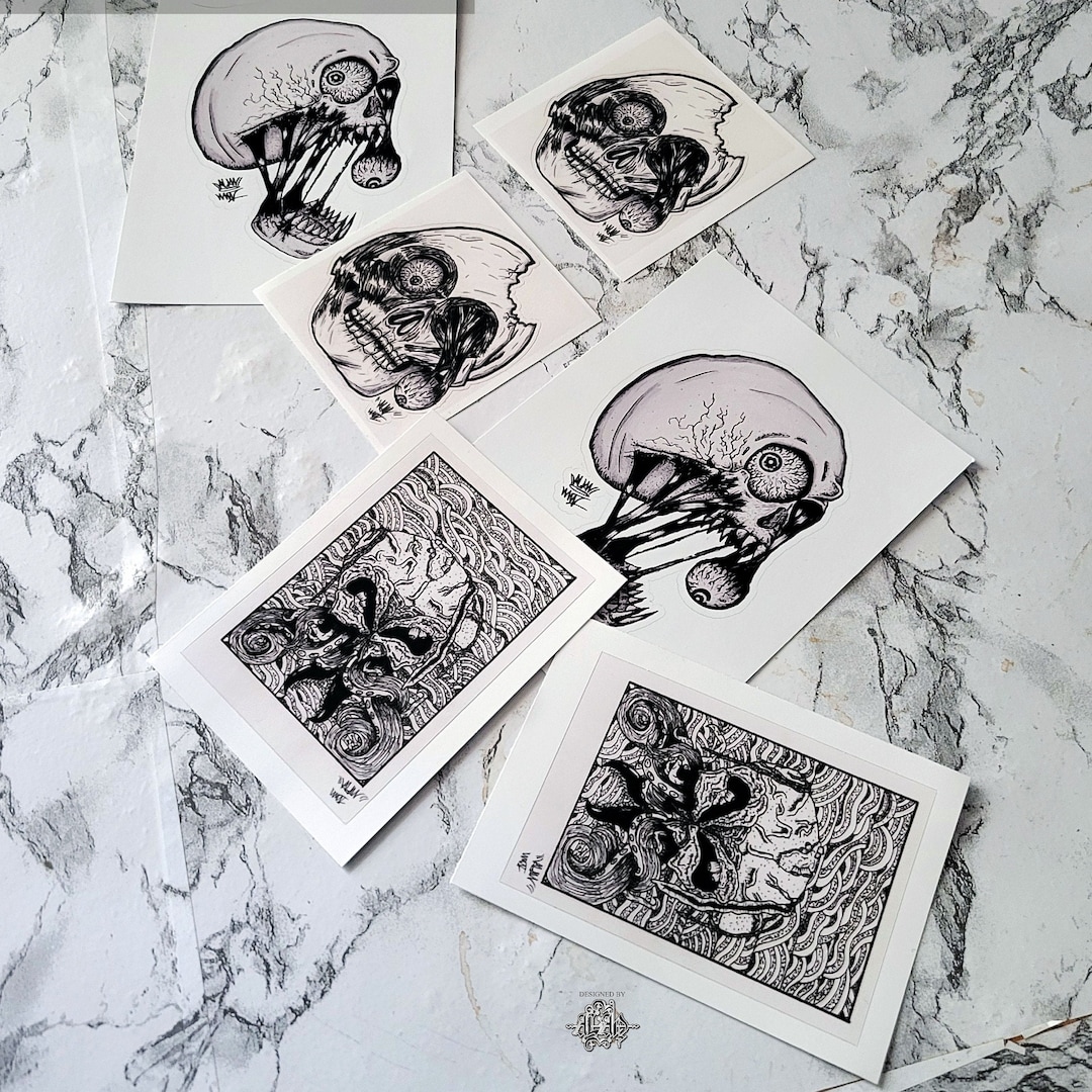 Horror Sticker Pack - Etsy