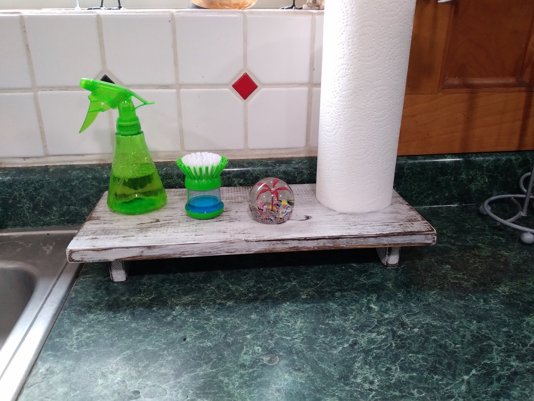 Farmhouse Rustic Wood Display Riser White Distressed - Etsy