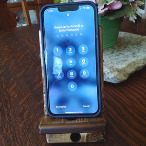 Custom Crafted Phone Stand - Etsy
