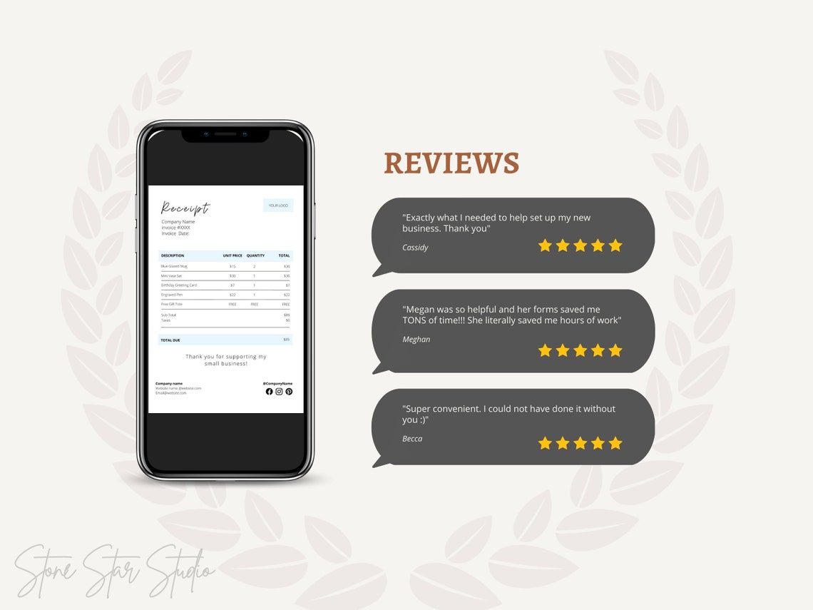 Craft Show Receipt Template. Invoice Form Template, Artist Invoice ...