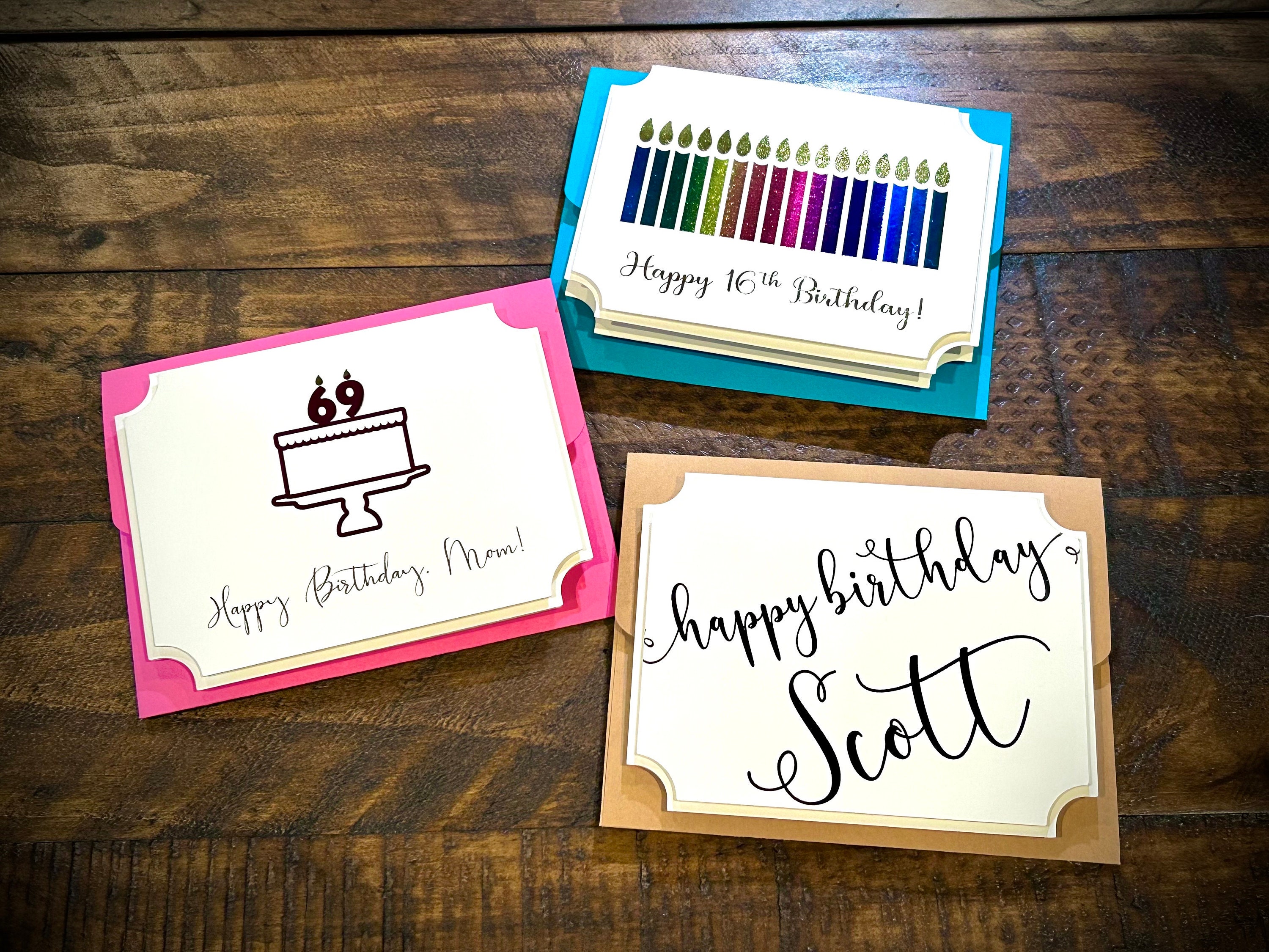 Milestone Birthday Card, Add Name and Age to Card, Personalized ...