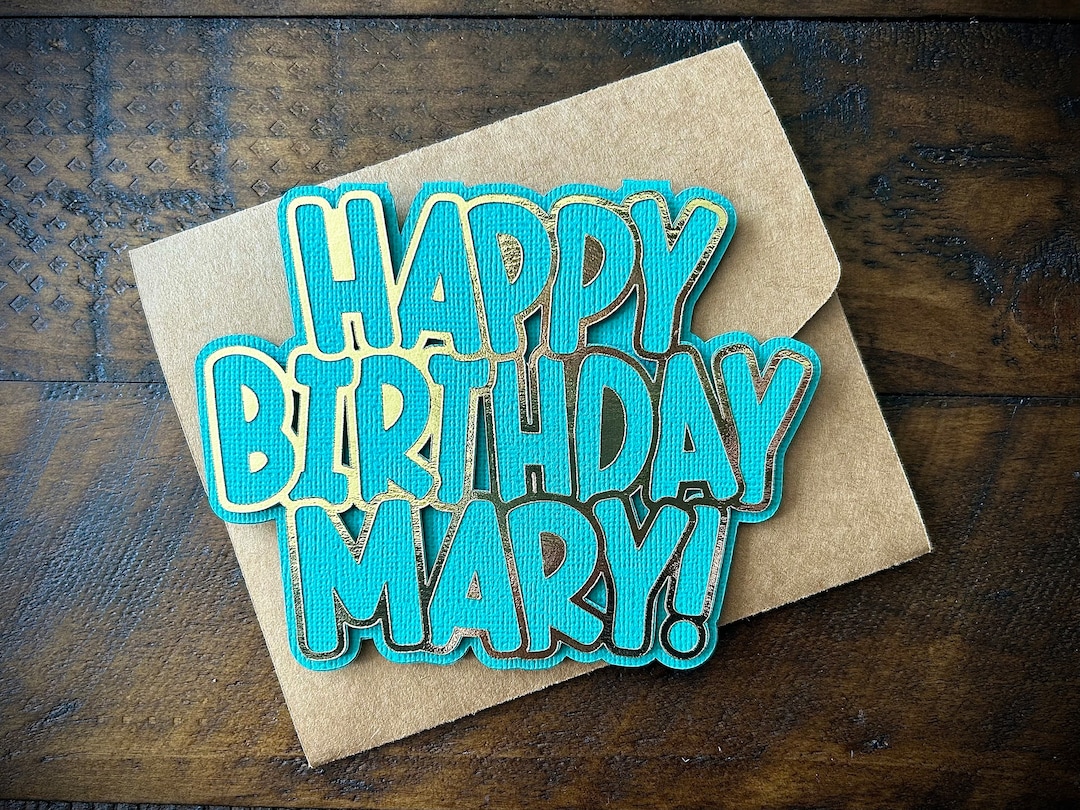 Personalized Birthday Card, Handmade Birthday Cards, Birthday Card With ...