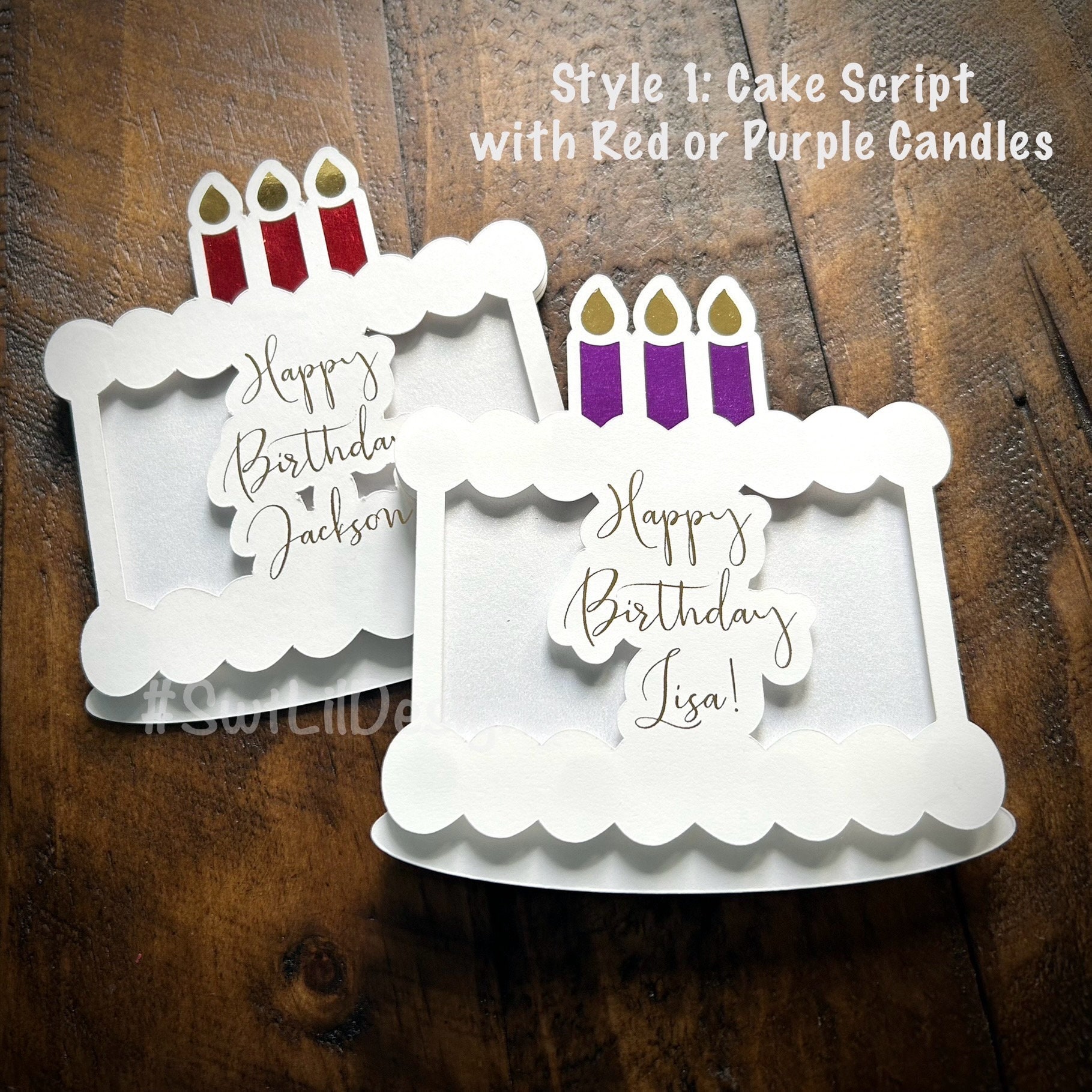 Personalized Birthday Gift Card Holder, Personalized Birthday Card ...