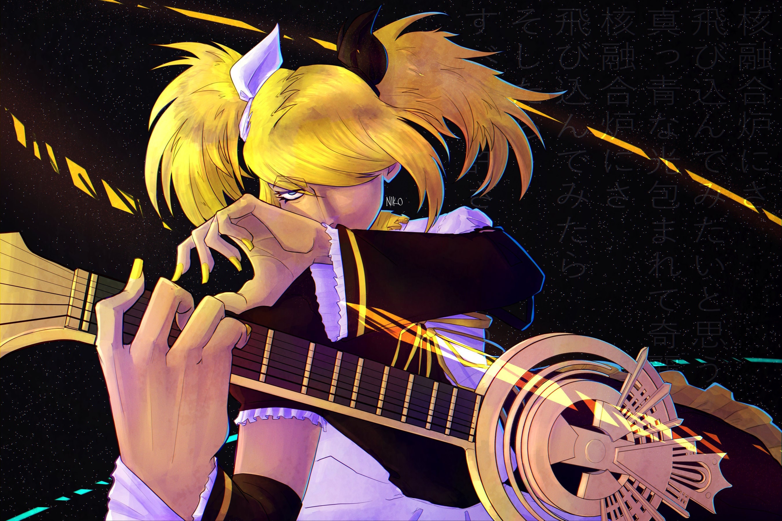 Kagamine Rin Meltdown Guitar