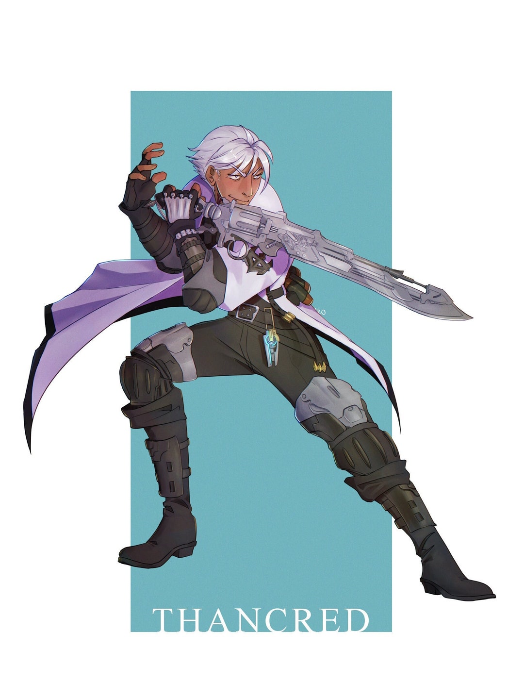 Thancred - Final Fantasy XIV 5x7 Print - Etsy