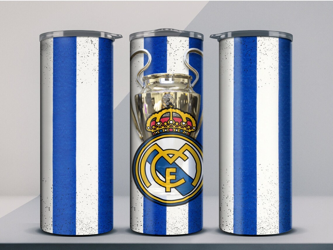 Real Madrid PNG, PDF, JPG File Tumbler for Sublimation Wrap - Etsy