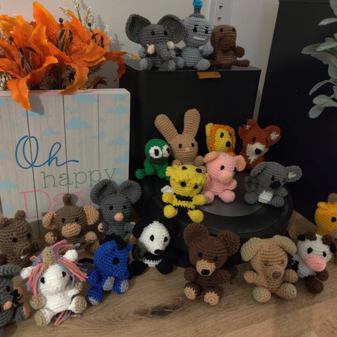 Small Crochet Plushies - Etsy