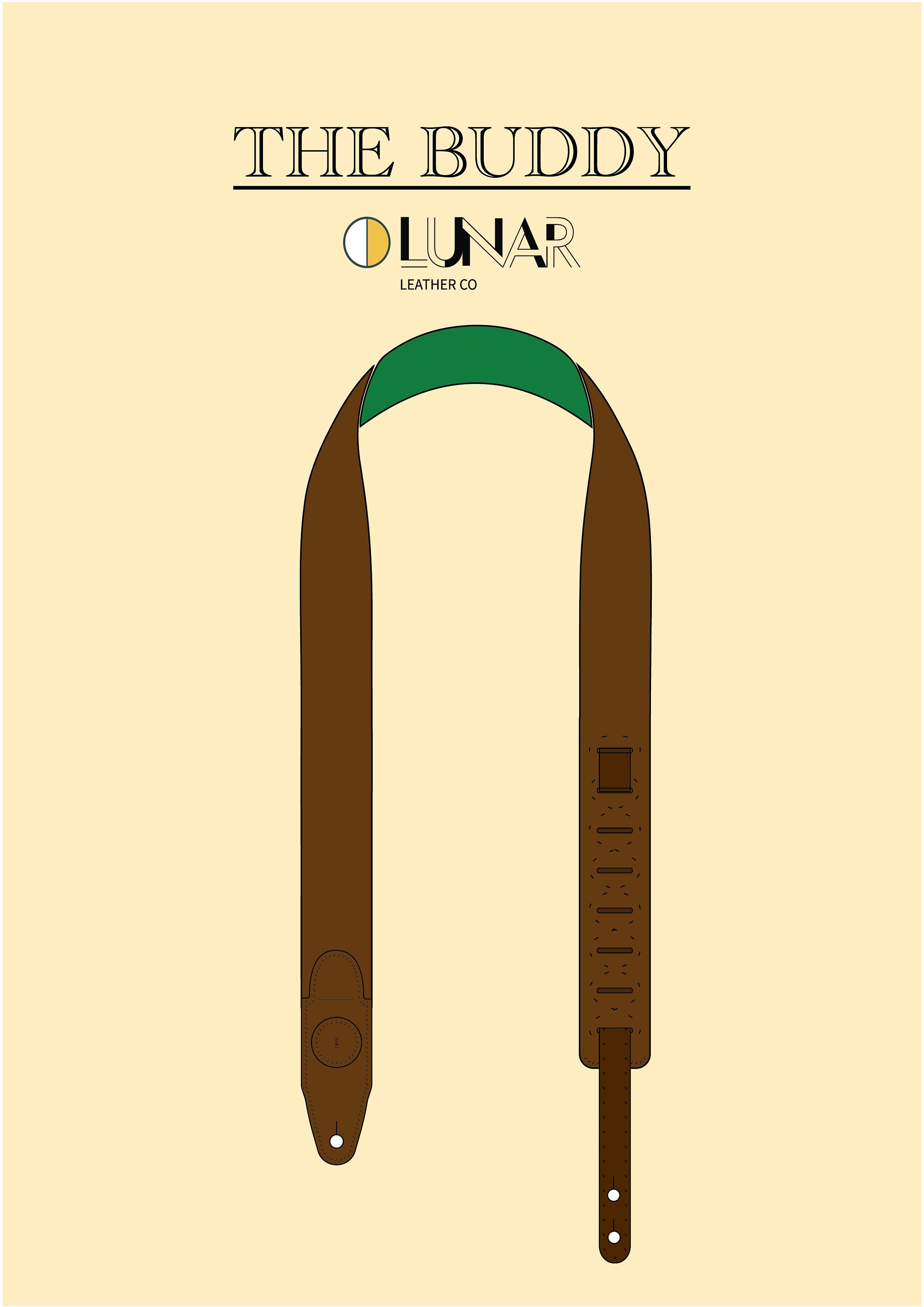 DIY Leather Guitar Strap PDF Pattern the Buddy - Etsy